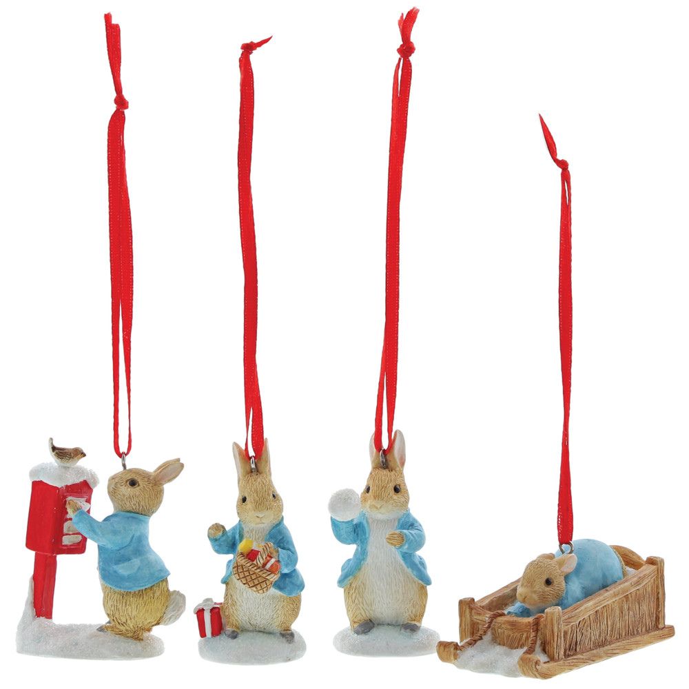 Peter Rabbit Set of 4 Hanging Ornaments – Peter Rabbit Shop